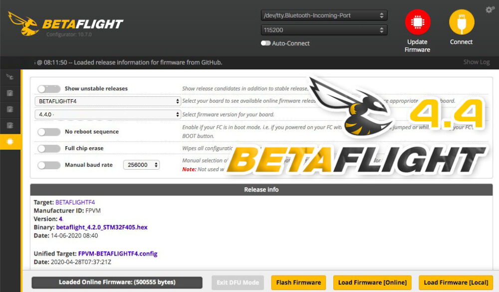 Download Betaflight configurator 10.10 | News Drones FPV